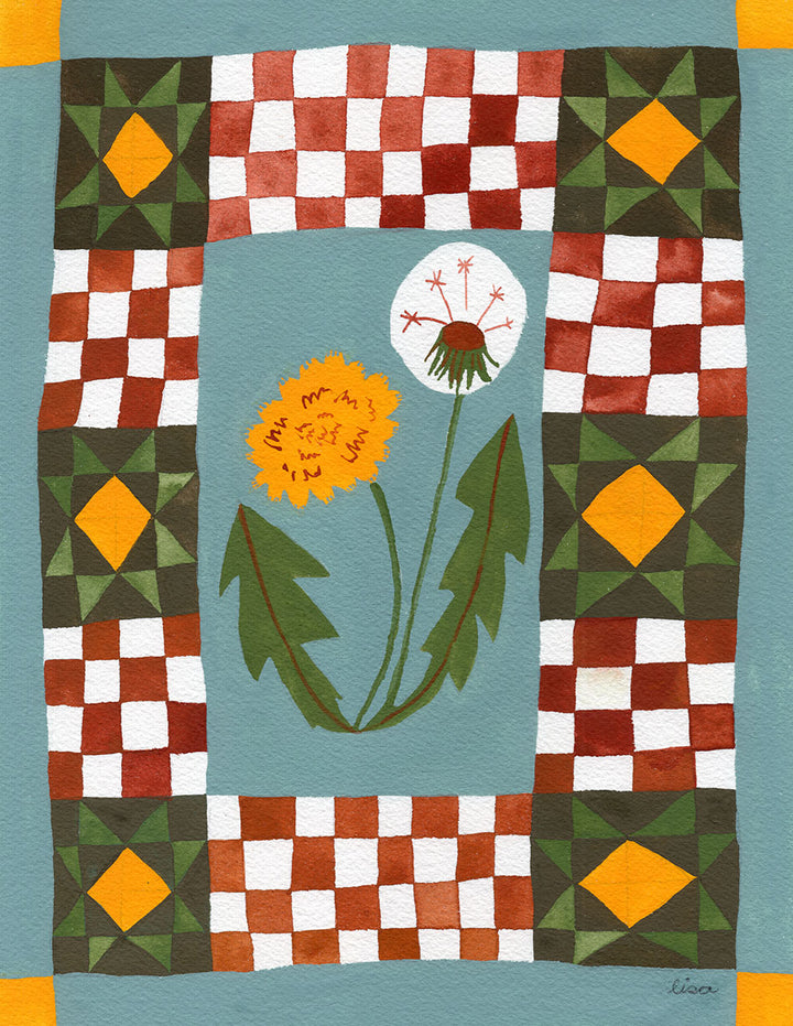 Quilt № 27 – Cotton and Ochre
