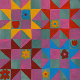 Quilt № 27 – Cotton and Ochre